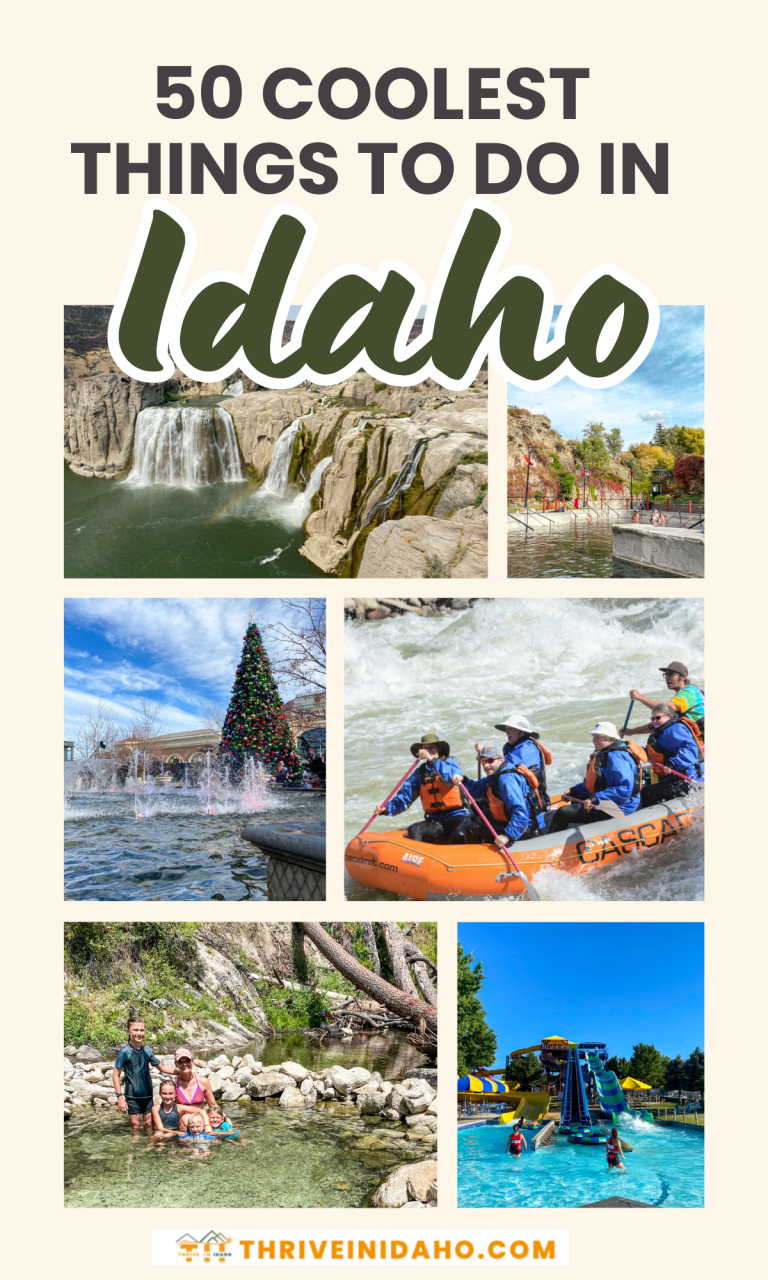 Ultimate List of 50 Cool Things To Do In Idaho - Thrive In Idaho